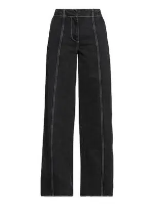 Sunnei High-waisted Wide Leg Jeans - Black