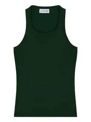 ALL MY LOVE All My Love Lindsay Sleeveless Top Pine