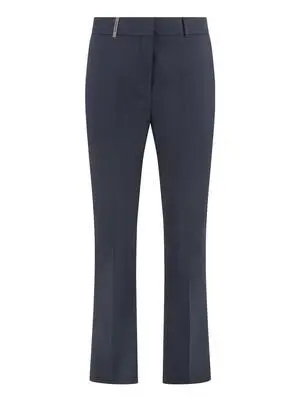 Peserico Peserico Cotton Blend Trousers Blue