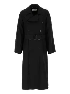Saint Laurent Trench Coat - Black