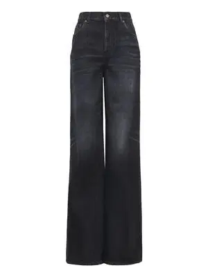 Chloé CHLOÉ High-Rise Wide-Leg Jeans Black