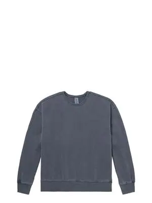 FRIZMWORKS Og Pigment-dyed Cotton-jersey Sweatshirt - Blue