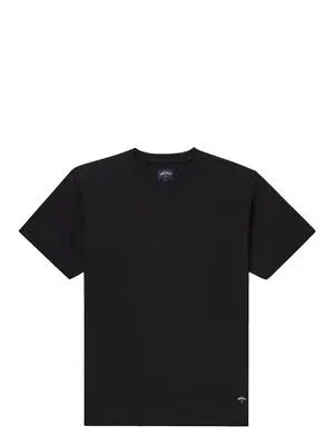 NOAH Logo-print Recycled Cotton-jersey T-shirt - Black