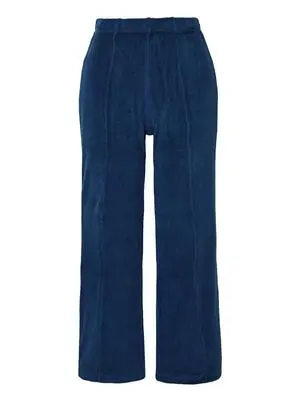 Suzie Kondi Fili Kick Cropped Flared Pants - Blue