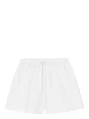 Matteau Organic Cotton-Poplin Shorts White