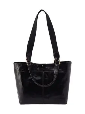 Hobo Medium Romy Leather Tote Bag - Black