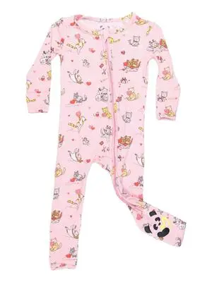 BELLABU BEAR Convertible Footie - Valentines Kittens