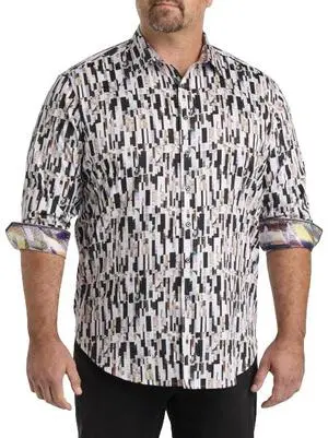 ROBERT GRAHAM BY DXL Big & Tall Pollard Sport Shirt - Multi