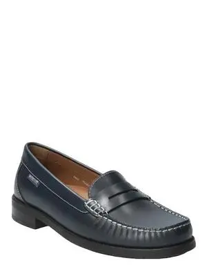 Mephisto Neda Penny Loafer - Navy