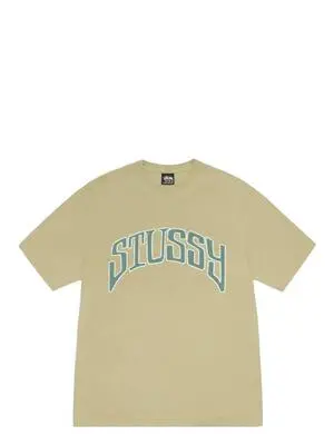 StÜssy Arched Pigment Dyed Tee Shirt - Elm