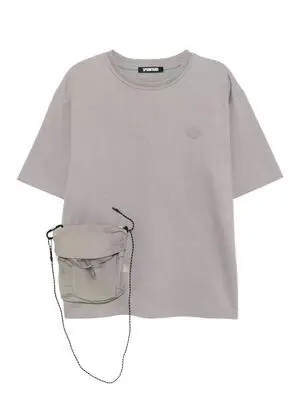 SPOONYARD Attached Pocket T-shirt - Grey