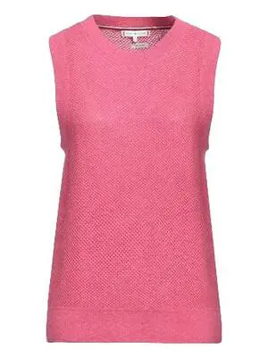 Tommy Hilfiger Sleeveless Crewneck Knit Sweater - Fuchsia