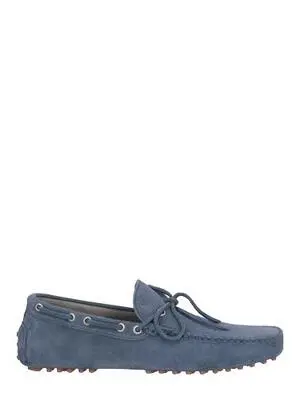 Canali Leather Loafers - Blue
