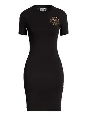 Versace Mini T-shirt Dress - Black