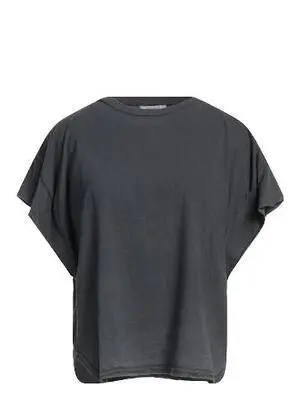 Crossley Cotton Jersey Crop Tee - Grey