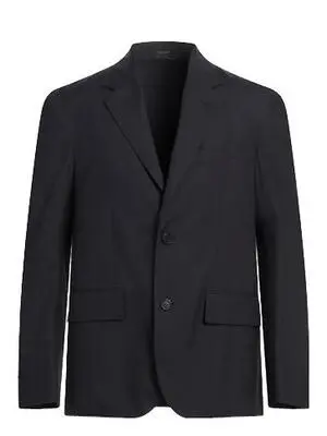 Dunhill Blazer Midnight Size Wool, Mulberry Silk - Blue