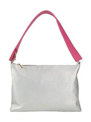 MY BEST BAG FIRENZE Leather Tote With Detachable Straps - Silver