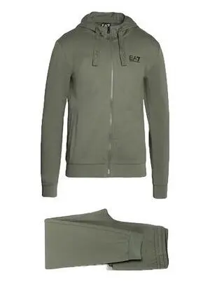 EA7 Tracksuit In Cotton And Elastane - Green