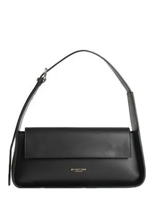 MY BEST BAG FIRENZE Leather Baguette Shoulder Bag - Black