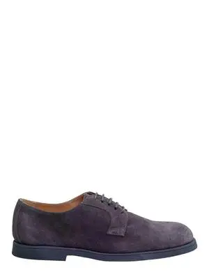 DOUCAL'S Suede Oxford Shoes - Grey