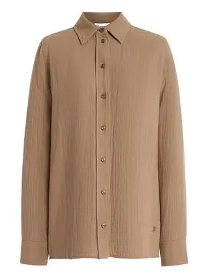 Eterne Constance Cotton Shirt - Taupe