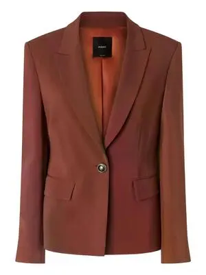 Pinko Single-breasted Blazer - Orange