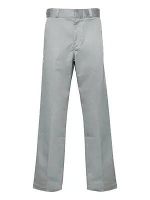 Hugo Pressed-crease Straight-leg Trousers - Grey