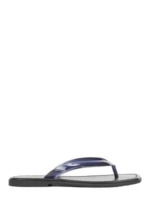 Veronica Beard Clea Jelly Flip-flop Sandal - Navy