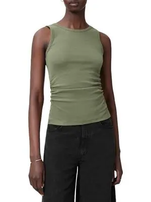 ALLSAINTS AllSaints Katarina Stretch Cotton Tank Top Grass Green
