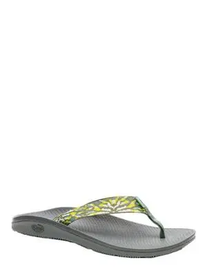 CHACO Classic Leather Flip-Flop Flare Sunlit Moss
