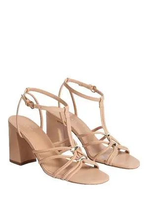 LK BENNETT Noelle T-strap Sandals - Trench