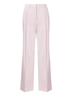 TOTEME High-rise Straight Pants - Pink