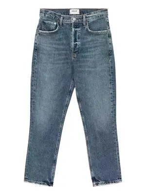 AGOLDE Riley Cropped Jeans - Blue