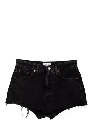 AGOLDE AGOLDE Parker Denim Shorts Black