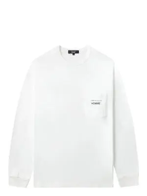 Comme Des Garçons Logo-print T-shirt - White