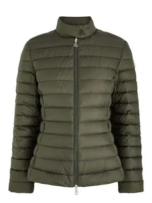 Moncler Moncler Igelle Quilted Shell Jacket Khaki