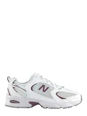 NEW BALANCE Mr530 Leather And Mesh Low-top Trainers - White Brown