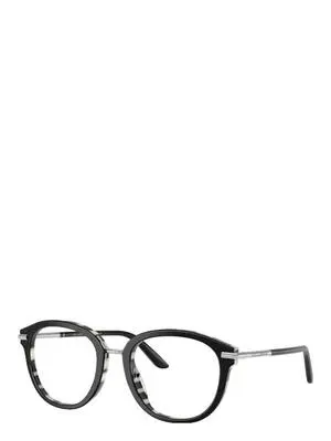 Dolce & Gabbana Dg3410 Eyeglasses - Top Black On Zebra