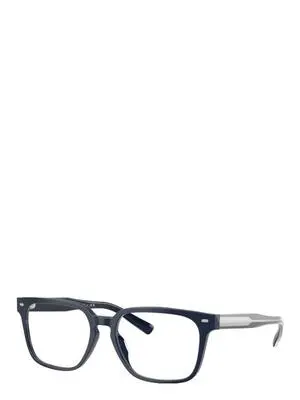 Brooks Brothers Brooks Brothers Full Rim Rectangle Eyeglasses Navy