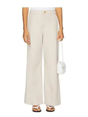 Spanx Stretch Twill Wide Leg Pant - Bone