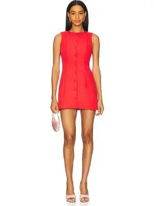 MORE TO COME Selma Mini Dress - Red