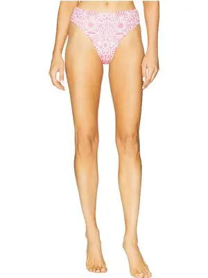 Peixoto Stella High-waist Bottom - Tierra Linda Coral