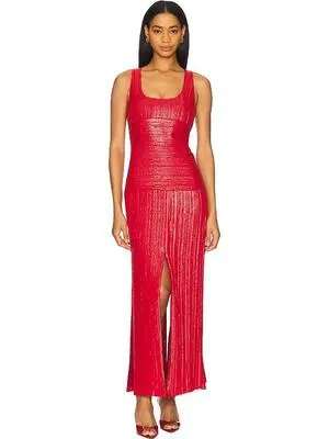 Prabal Gurung Racer Back Tank Dress - Red