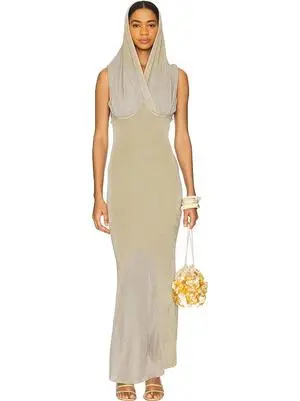 ISA BOULDER Lowhood Maxi Dress - Seafoam