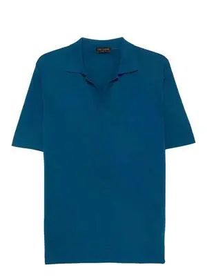 DELL'OGLIO Cotton T-shirt - Blue
