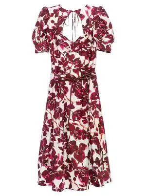 Rebecca Vallance Nerissa Midi Dress - Red