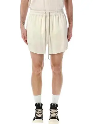 Rick Owens Drawstring Lounge Shorts - Neutrals
