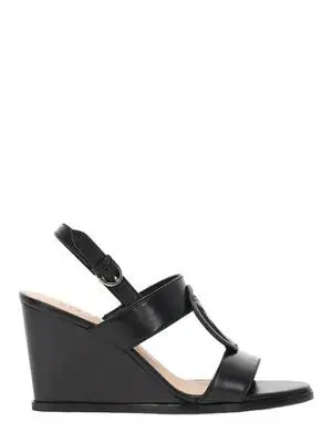 Frye Rachel Logo Sandal - Black