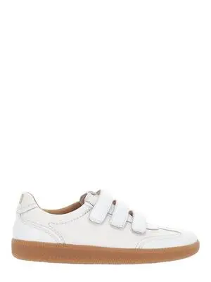 Frye Milly 3 Strap Sneakers - White