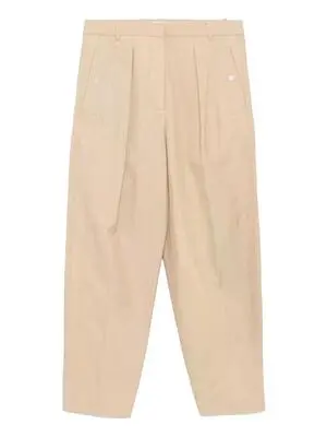 3.1 Phillip Lim Single-pleated Tapered Trousers - Brown